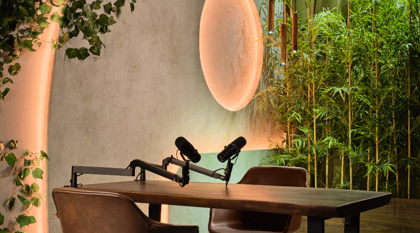 Podcast Studio Singapore. Rent now - Poddster